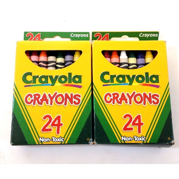 Crayola | Office | 2 Vintage 999 Crayola Crayons Two 24 Packs Binney ...